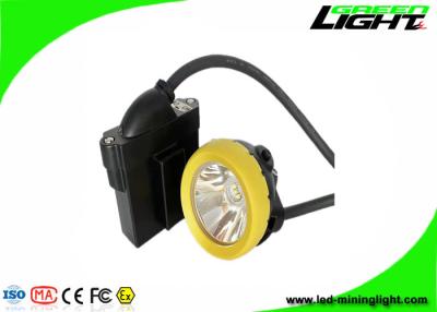 중국 10000 Lux 216lum 7800 MAh 유선 LED 마이닝 캡 램프 USB 저전력 경고 기능으로 충전 광부 헤드 램프 판매용
