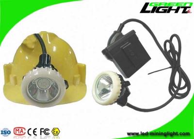 China Capacidade amarrado da bateria do farol 10000lux 6.6Ah da luz da mineração do diodo emissor de luz do Cree do feixe alto à venda