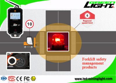 중국 포크리프트 차량안전 UWB 아BS LED 광부 모자 램프 판매용