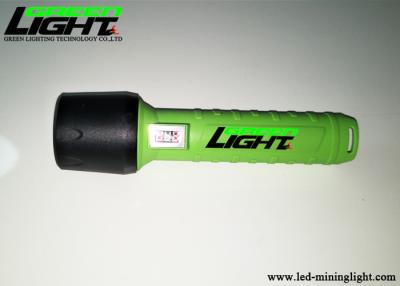 China Wasserdichter wieder aufladbarer geführter Taschenlampen-Bergmann Security Green Color 12000LUX zu verkaufen
