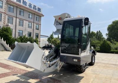 중국 2.5m3 자기 충전 믹서 HK2.5 앞 바퀴 76kw 유로 2 엔진으로 스티어링 판매용