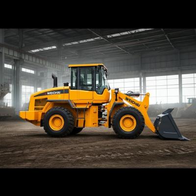 中国 WEICHAI エンジンバケツ 1.8m3 LW300KN 3トンの前輪ロード 販売のため
