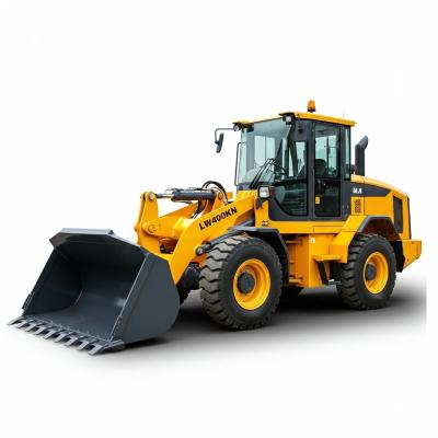 Chine 4 tonnes LW400KN pilote contrôle joystick roue chargeur 2,4m3 Seau à vendre