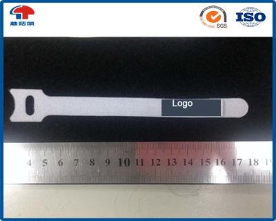 China 20MM Haken-Schleifen-Kabelbinder durch Ultraschallgeschweißt, p-Form mit Loch zu verkaufen