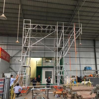 중국 50.8MM 지름 알루미늄 합금 스캐폴딩 복잡한 공학용 가벼운 판매용