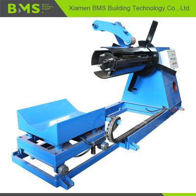 Cina BMS 7T-1250 Decoiler idraulico con l'automobile e la stampa di bobina armano automatico si espandono in vendita