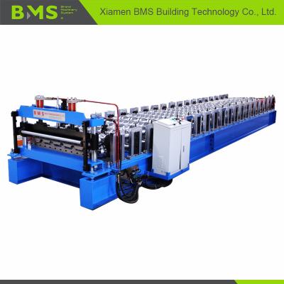 Cina Rotolo d'acciaio del pannello del tetto di colore automatico che forma macchina 12-15 metri al minuto in vendita