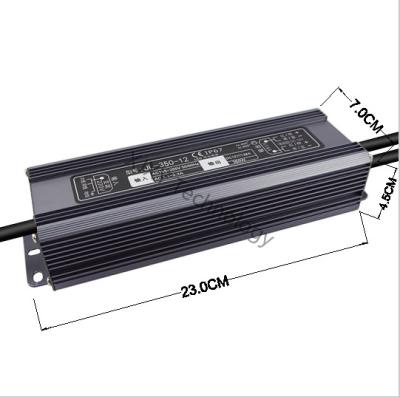 Cina 29A 350W 12V Driver LED impermeabile IP67 Strisce luminose Trasformatore LED per applique da parete in vendita