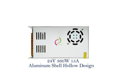 Cina Alimentatore modulo LED a rilascio caldo ventola in alluminio 24V 360W 15A Light Box in vendita