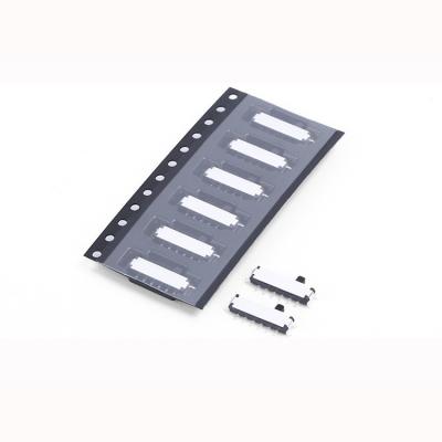 China DELIXIN Black PS SMT Embossed Carrier Tapes Custom Electronic Anti Static Packaging for sale