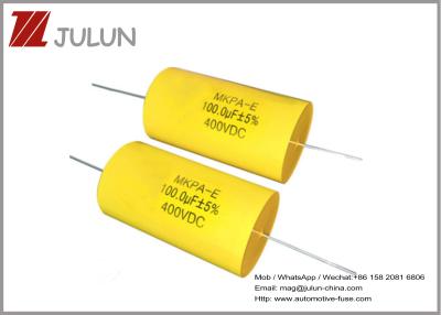 Chine Totalités électromécaniques ultrasoniques de condensateur du conteneur 106J250VAC du condensateur CBB80 de capacité électromécanique axiale de masque à vendre