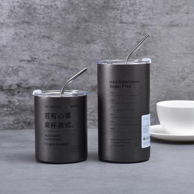 중국 진공 단열 스테인레스 스틸 테르모스 컵 냉음 및 뜨거운 음료에 대 한 빨대 판매용