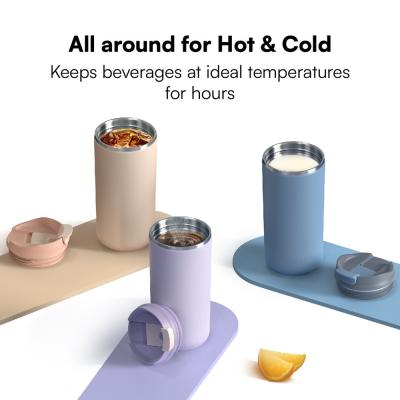 중국 350ml/480ml 뜨거운 물 컵 전기 여행 BPA 무료 누출 방지 맞춤형 스테인레스 스틸 진공 단열 재사용 커피 머그 판매용