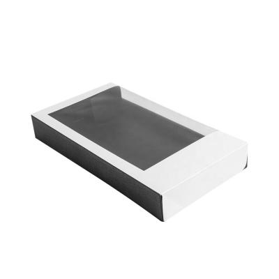 Chine Boîte à emporter à sushi de catégorie comestible de rectangle avec la fenêtre de PVC à vendre