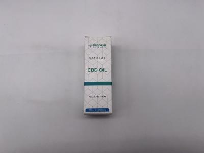 중국 백색 카드보드 건강 관리 제품 CBD 오일 패키지용 맞춤형 CBD 포장 판매용