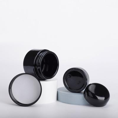 中国 ふたの化粧品のパッケージの容器のガラス クリーム色の瓶が付いている20g 30g 50gの黒い瞳のクリームの瓶 販売のため