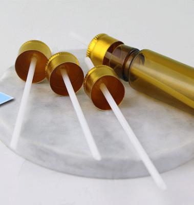 China botella redonda ambarina de cristal de encargo líquida oral de Pharma 10ml con el casquillo de aluminio en venta