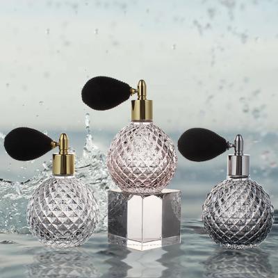 Cina i contenitori cosmetici di vetro 100ml progettano la bottiglia dello spruzzo di profumo di vetro dell'airbag in vendita