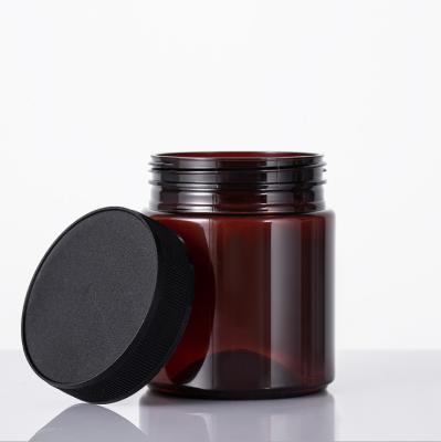 Cina La plastica ambrata dell'ANIMALE DOMESTICO di 4 Oz stona BPA libero con la guarnizione sensibile alla pressione in vendita