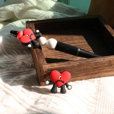 Chine Mauvais matériel de catégorie comestible de Bunny Custom Silicone Focal Beads pour Pen Making à vendre