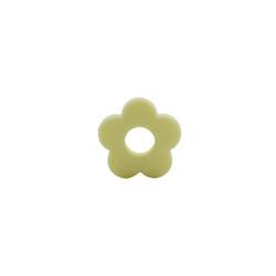 Chine Perle de dentition en silicone avec trous de fleurs 4,5 cm pour collier à mâcher avec attache-sucette bricolage à vendre