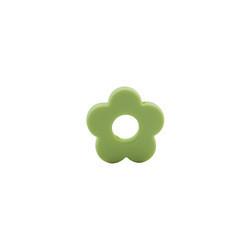 Chine Perle de dentition en silicone avec trous de fleurs 4,5 cm pour collier à mâcher avec attache-sucette bricolage à vendre
