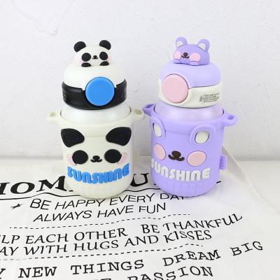 Chine bouteille de thermos animale de l'acier inoxydable 550ml avec la couverture de silicone à vendre