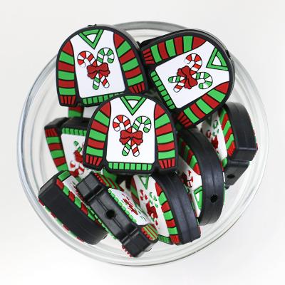 Chine Perles écologiques libres focales des perles BPA DIY de silicone fait sur commande de Noël pour des keychains de stylo à vendre
