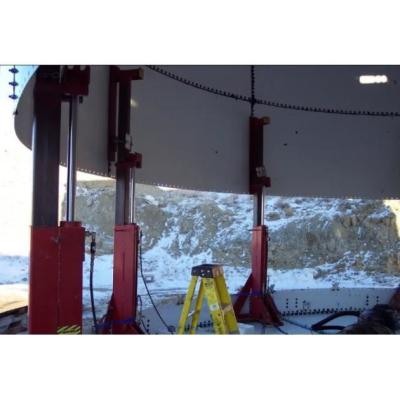 China Customized Request Simple Hydraulic Grain Silo Lifting Jack for Enamel Storage Tank for sale