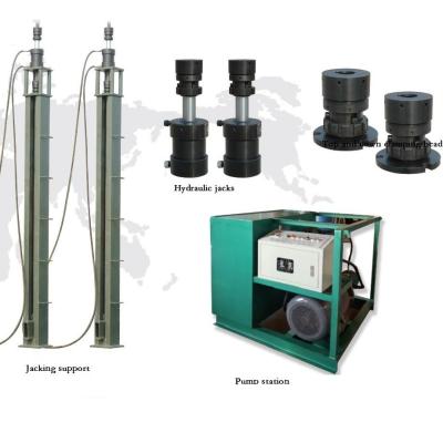China Chuck Type Hydraulic Jacks for Heavy Tank Lifting for sale