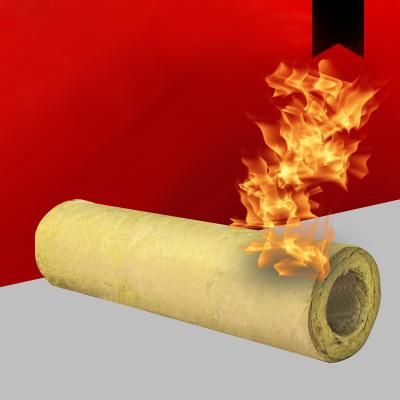 China High-Density Rock Wool Fire Insulation Pipe Shell Aluminum Foil Veneer Insulation Sheet with Fire Rating A1 for sale