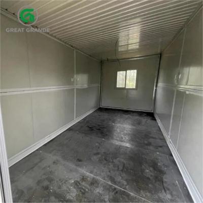 중국 Customized Prefab Folding Container House Steel Glass Door Brown Wall Available For Rental 판매용