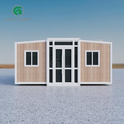 China Casa pré-fabricada galvanizada de aço dobrável com cor exterior personalizável à venda