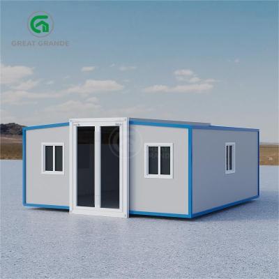 China Layout interno personalizável Habitação dobrável expansível com estrutura de aço à venda