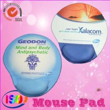 Κίνα Promotional mouse pad with gel wrist rest for advisement προς πώληση