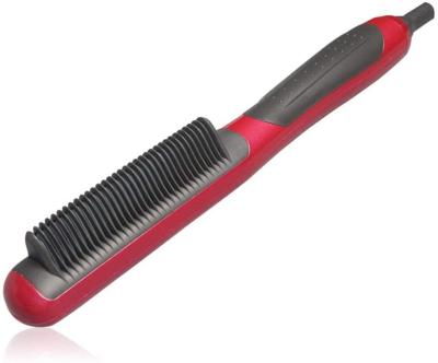 Cina Anti a doppio uso bagnati/asciutti della spazzola per capelli elettrica del pettine della barba scottano il tipo ionico ceramico in vendita