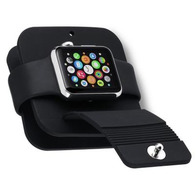 Cina Fondo di carico del contenitore di portafoglio del supporto del cavo del bacino del supporto dell'argano del cavo del silicone per l'orologio 4 di Apple per Iwatch 38MM 42MM in vendita