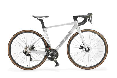 중국 SHIMANO STR700 변속기 수압 디스크 브레이크를 가진 축을 통해 탄소 섬유 자전거 판매용