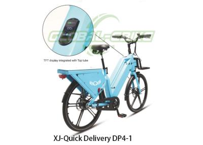중국 그린 블루 알로이 프레임 화물 e바이크 25KM / H, 화물 운반기와 전기 자전거 판매용