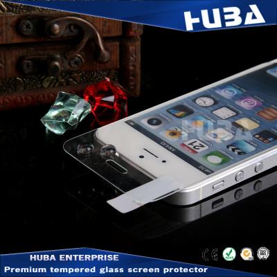 中国 泡自由な iPhone 5 の緩和されたガラスの保護装置 販売のため