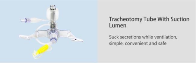 PVC Medical Disposable PVC Medical Tracheotomy Tube
