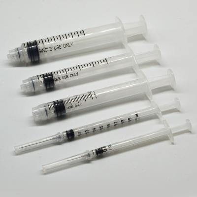 Chine Medical Disposable Vaccine Ad Syringe 1ml Luer Slip with Ethylene Oxide Sterilization à vendre