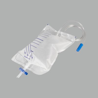 Chine External Female Disposable Urinary Leg Bag Medical Urine Container Transparent Leg Sterile Bag à vendre