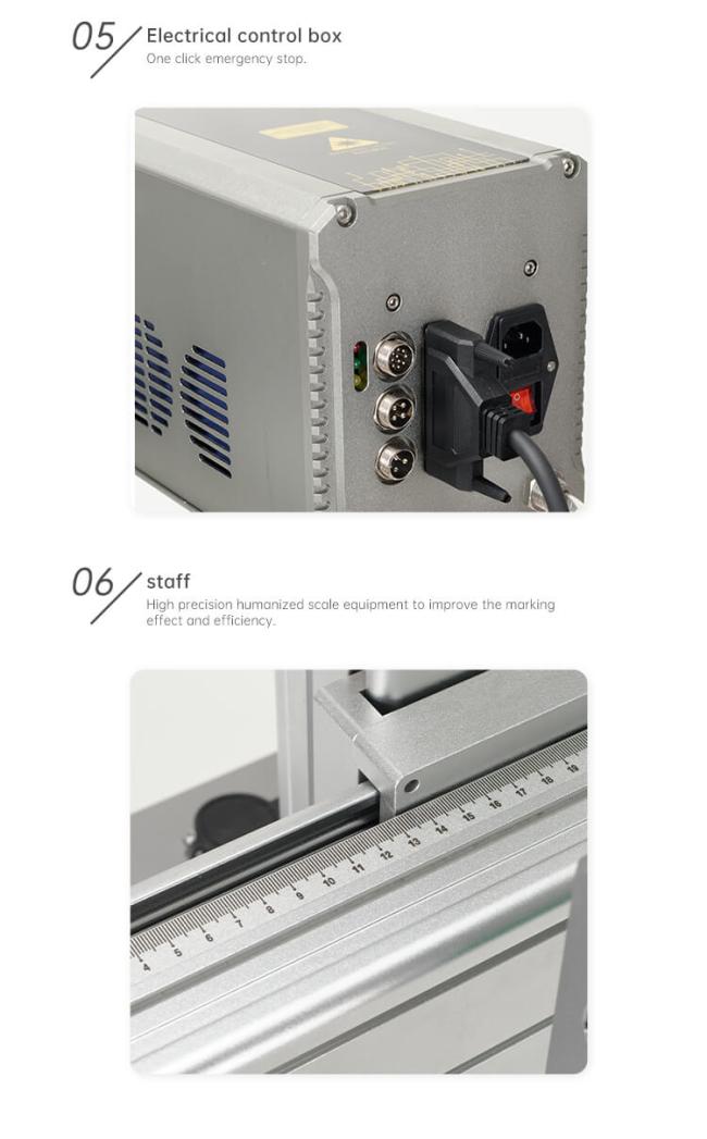 High-quality marking sample on PET material