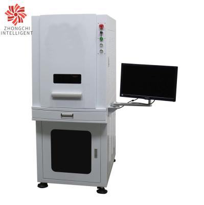 China 20W vezel die Online Laser vliegt die Machine 100*100mm merkt het Merken Gebied Te koop