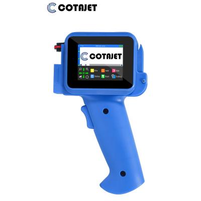 China Mobile Handheld Inkjet Printer Gun Handheld Batch Coding Machine For Batch Numbers for sale
