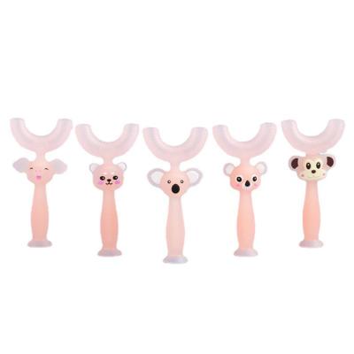 Κίνα Η χειρωνακτική οδοντόβουρτσα Eco Teether σιλικόνης μωρών 360 φιλικό αντέχει διαμορφωμένος προς πώληση