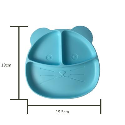 Chine Catégorie comestible de qualité de Tray Customized Cat Shape High de bébé de silicone à vendre