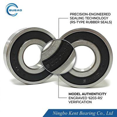 6203-RS double rubber sealed deep groove ball bearing