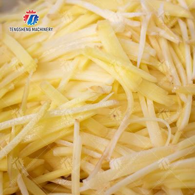 중국 죽순 채썰기 기계 생강 감자 절단 가공 생산 판매용